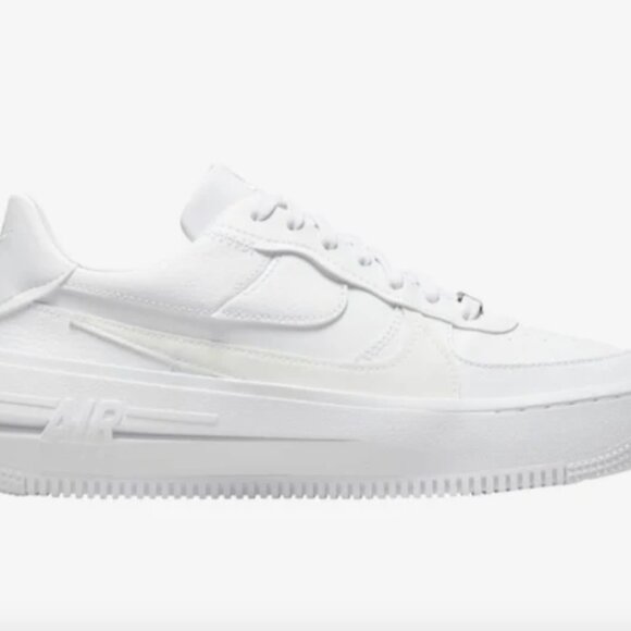 Nike | Shoes | Nike Air Force Af1 Platform Pltaform Sneakers Triple ...